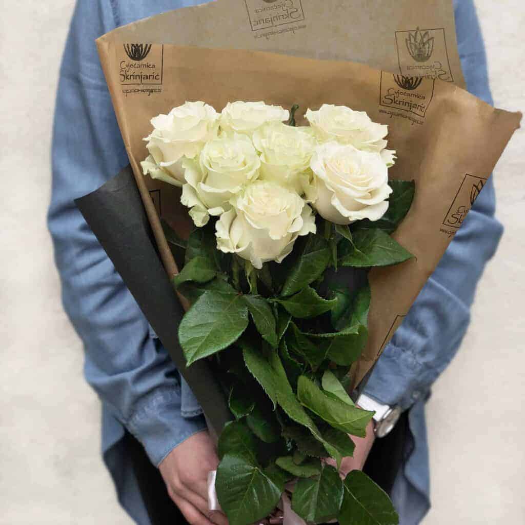 Bijela ruža - Cvjećarnica Škrinjarić